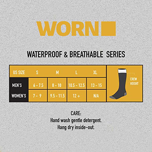 Waterproof Hybrid Socks - Breathable Comfortable Arrowool Interior All Climate Socks ? Waterproof Socks for Men and Women