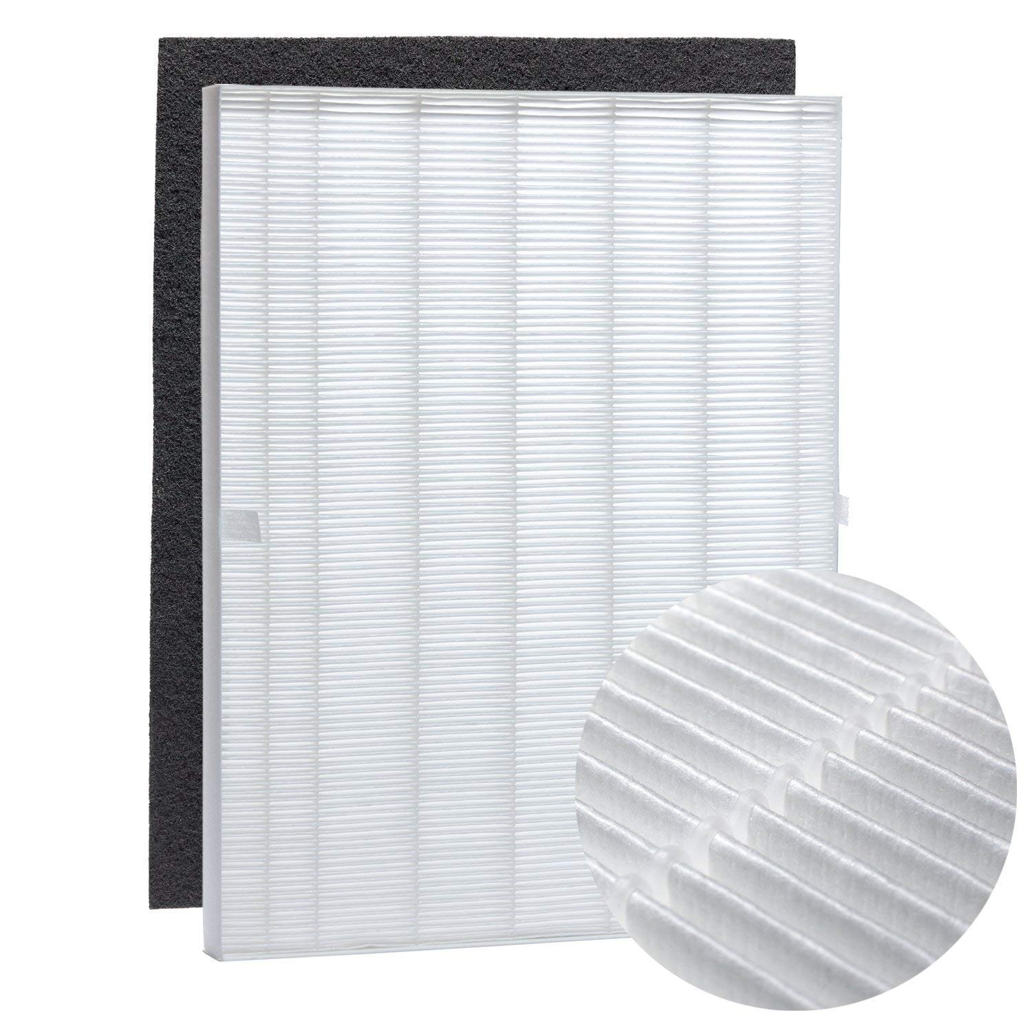 Wigbow HEPA Plus 4 Carbon Replacement Filters Compatible with Winix Filter A 115115 Size 21 PlasmaWave air Purifier 5300 6300 5300-2 6300-2 P300 C535 (2 pack)
