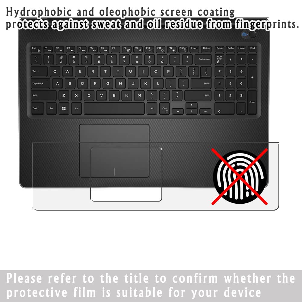 Vaxson 2-Pack Clear Protector Film, compatible with ACER ConceptD 7 Ezel CC715-71 15.6" Keyboard Touchpad Trackpad Skin Sticker [Not Screen Protectors ]