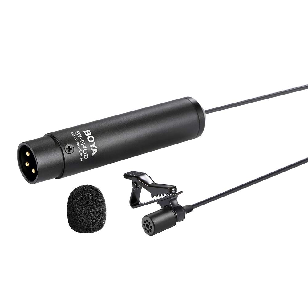 Zoom H6 All Black 6-Track / 6-Input Portable Recorder with Single Mic Capsule, Boya Omnidirectional & Cardioid XLR Lavalier Mic Bundle