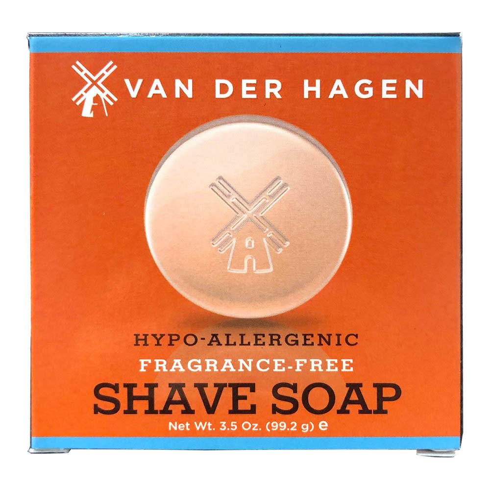 Van Der Hagen Men's Luxury Fragrance Free Shave Soap (Pack of 1)