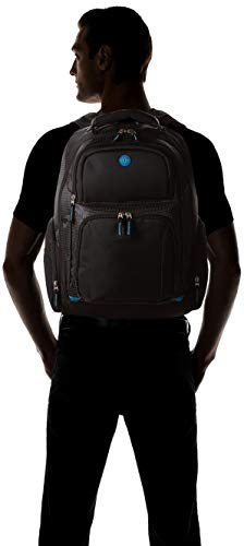 Zoom Checkpoint-Friendly 15" Laptop Computer Backpack Bag Black