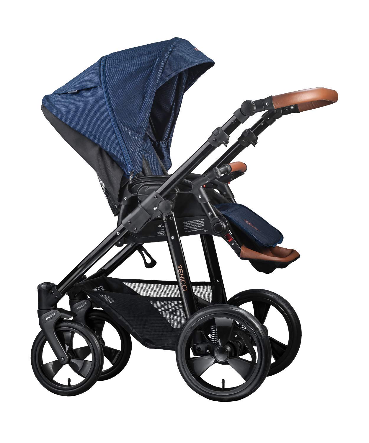Venicci Gusto 2 in 1 Travel System - Navy/Black
