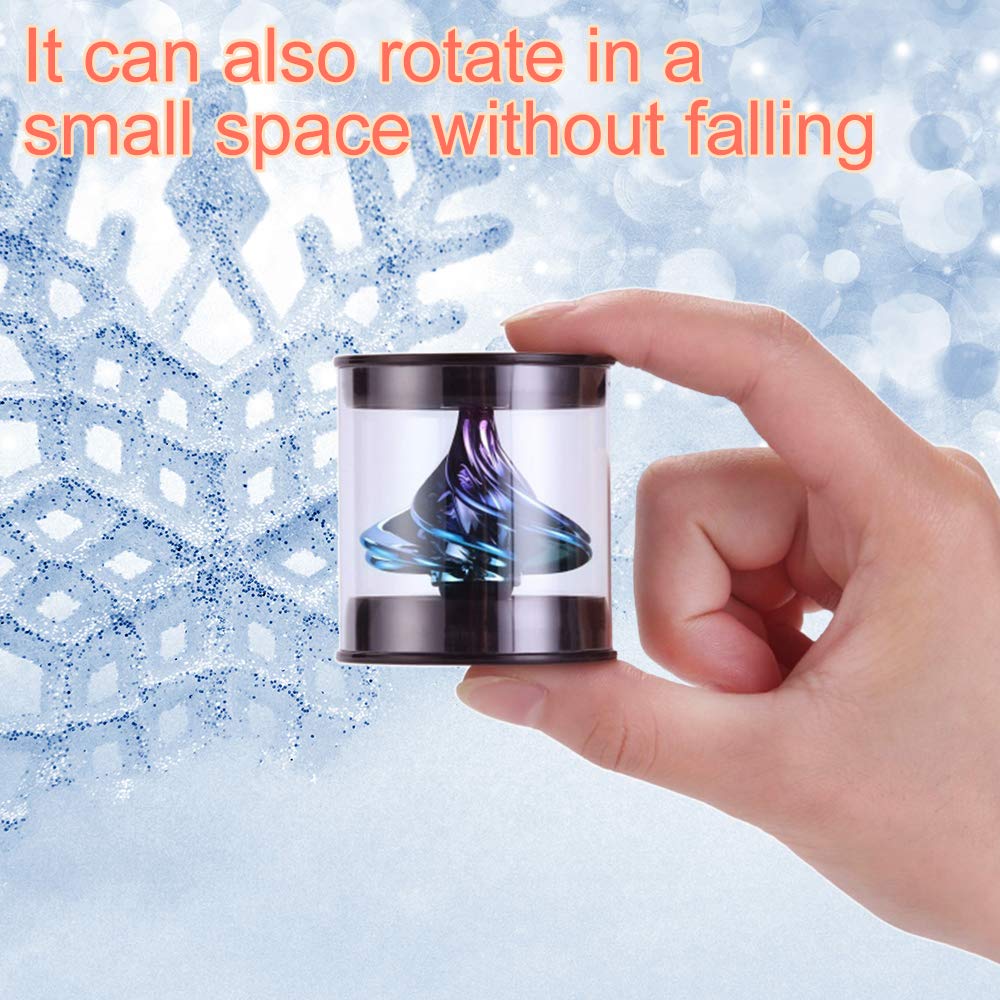 Wind Gyro Spinning Top, Portable Wind Blow Turn Gyro Desktop Decompression Toys, Stress Relief Toy (Multicolour)