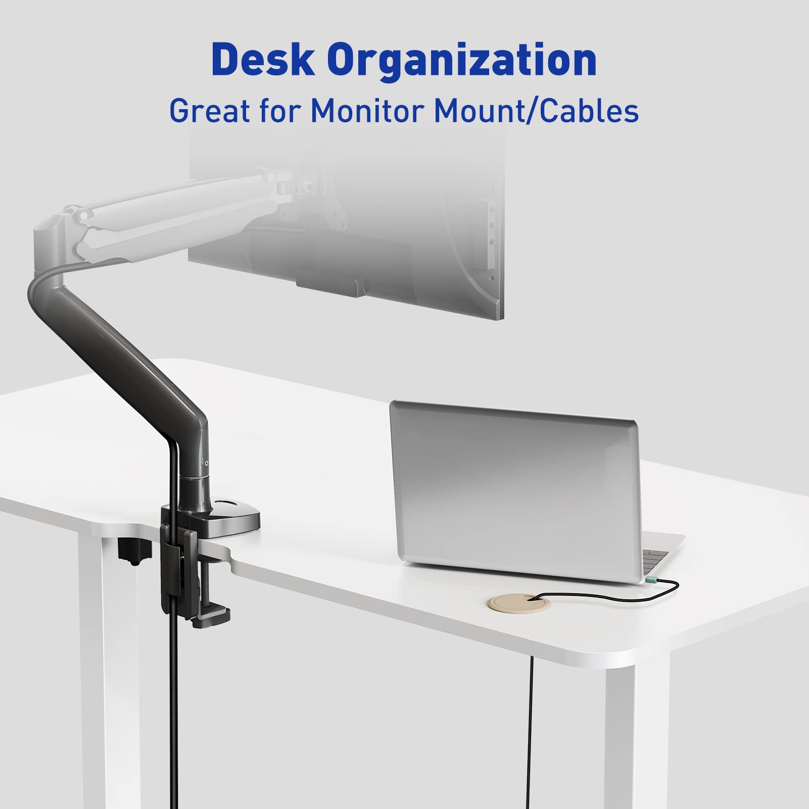 WOKA Electric Standing Desk Adjustable Height, 48 x 24 Inches Stand up Desk with Keyboard Tray, Sit Stand Desk with Memory Controller for Home Office, Motorized Desk with Splice Board, White