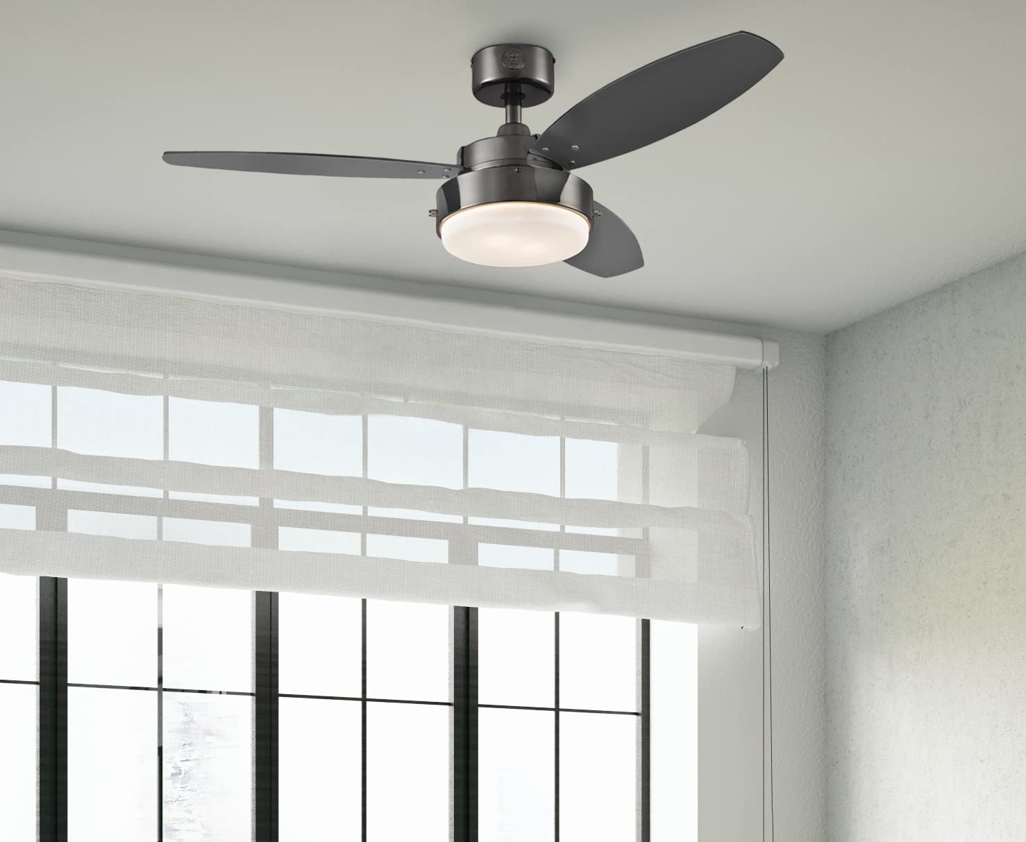 Westinghouse 7221500 Alloy Ceiling Fan, 42 Inch, Gun Metal