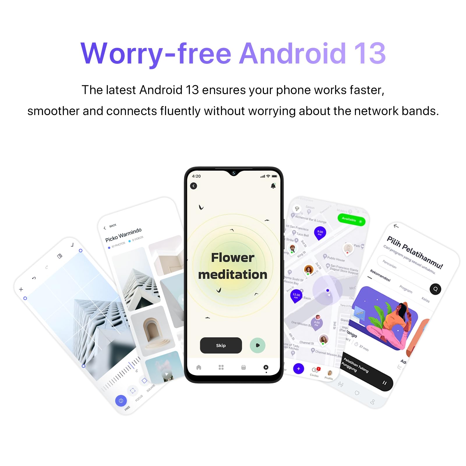 UMIDIGI Unlocked Cell Phone, G5 Unisoc T606 8+8GB +128GB Android 13 Smartphone Unlocked with 6.6" Full Screen, 50MP+2MP+8MP AI Triple Camera, 5000mAh Battery Fast Charging Mobile Phones,Black