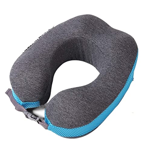 VENYAA Cervical Pillow Memory Foam Airplane Neck Rest Pillows Headrest Cushion Travel Healthcare Insert Pillows with Eye Masks Pillow