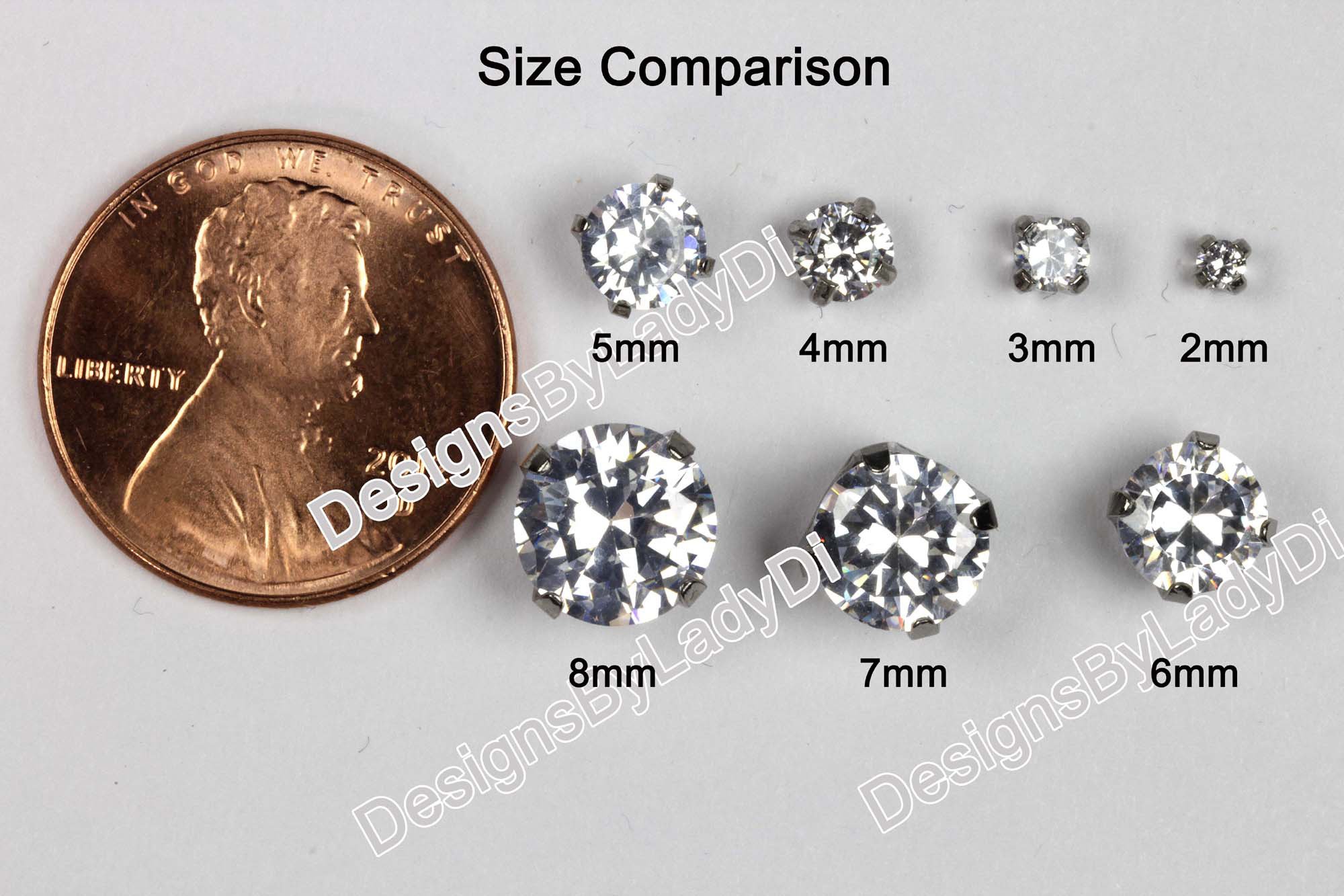 Studex System 75 Hypoallergenic 3mm Mini Gold Rainbow Crystal Pronged Studs Ear Piercing Earrings