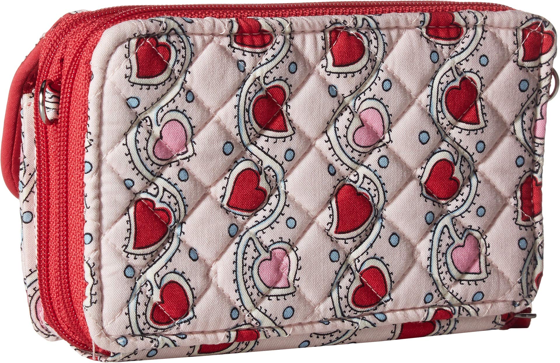 Vera Bradley Iconic RFID All-In-One Crossbody Stitched Heart Vines One Size