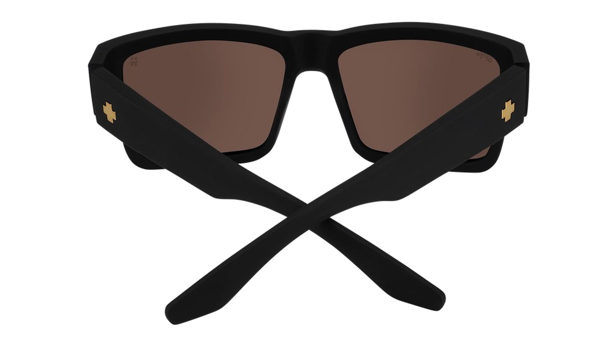 Spy Optic Cyrus Sunglasses - Soft Matte Black Bronze Happy