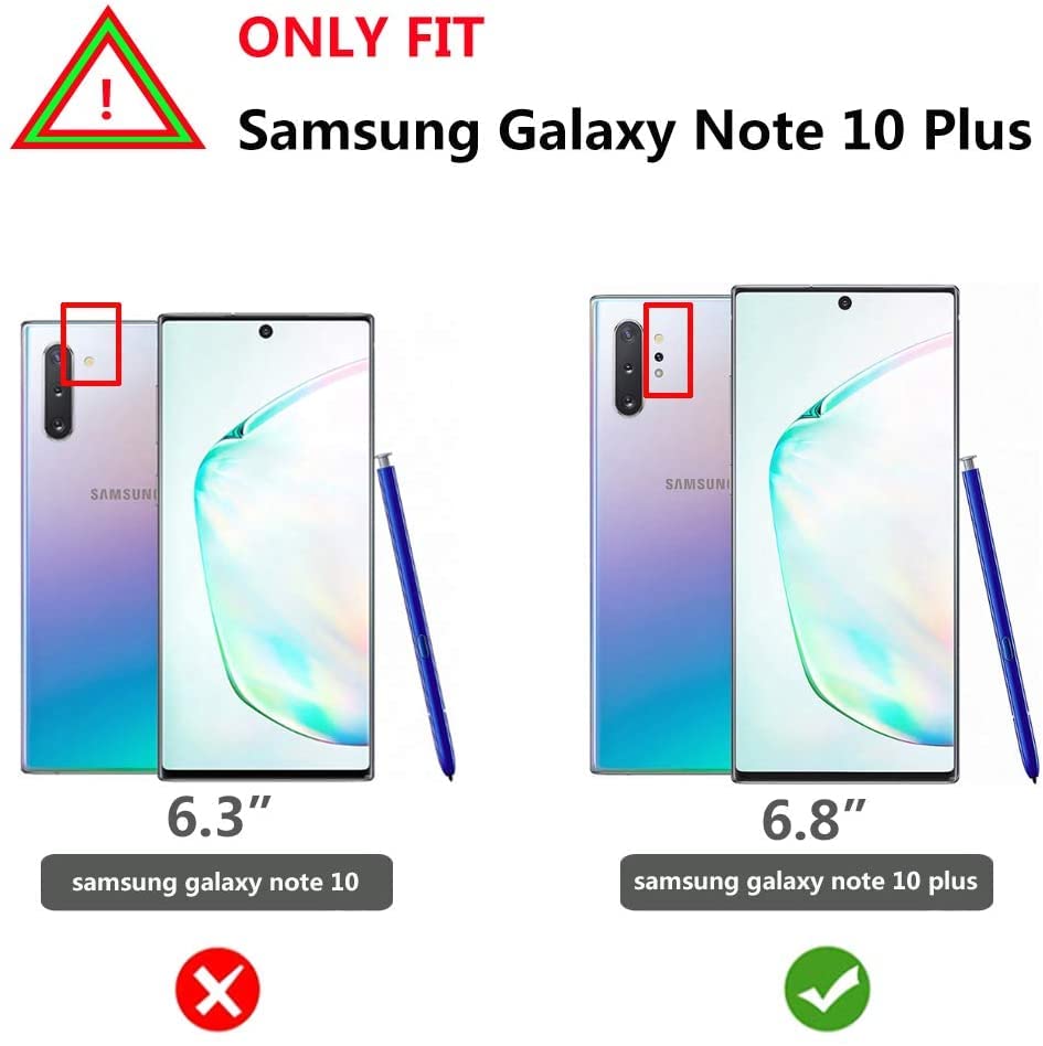 SUPCASE for Samsung Galaxy Note 10 Plus/Note 10 Plus 5G Case (Unicorn Beetle Pro), [Built-in Stand & Belt Clip] Full-Body Rugged Phone Case Without Screen Protector for Galaxy Note 10 Plus, Pink