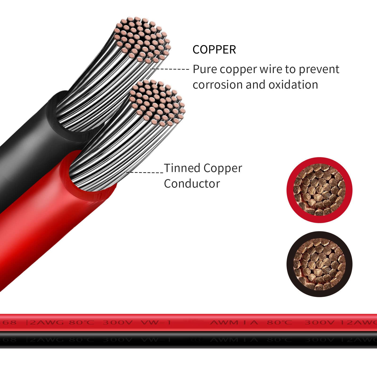 ZkeeShop XT60i to SAE Adapter 10AWG Solar Charging Cable XT60i-F Extension Cable with SAE Reverse Adapter Compatible for Ecoflow Solar Generator Portable Power Station 1.5M