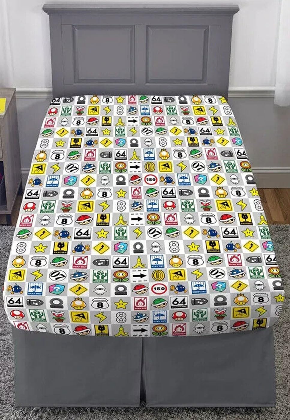 Super Mario Winners Circle 4-Piece Full Sheet Set