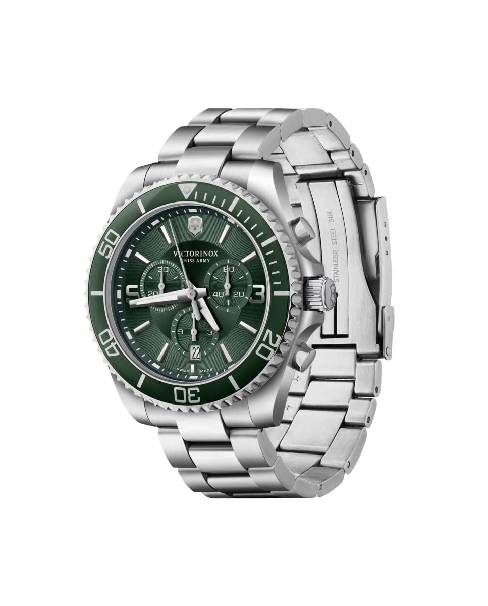 Victorinox Men's Does not Apply Maverick Chrono Green DIAL, ARMYS Quartz Watch