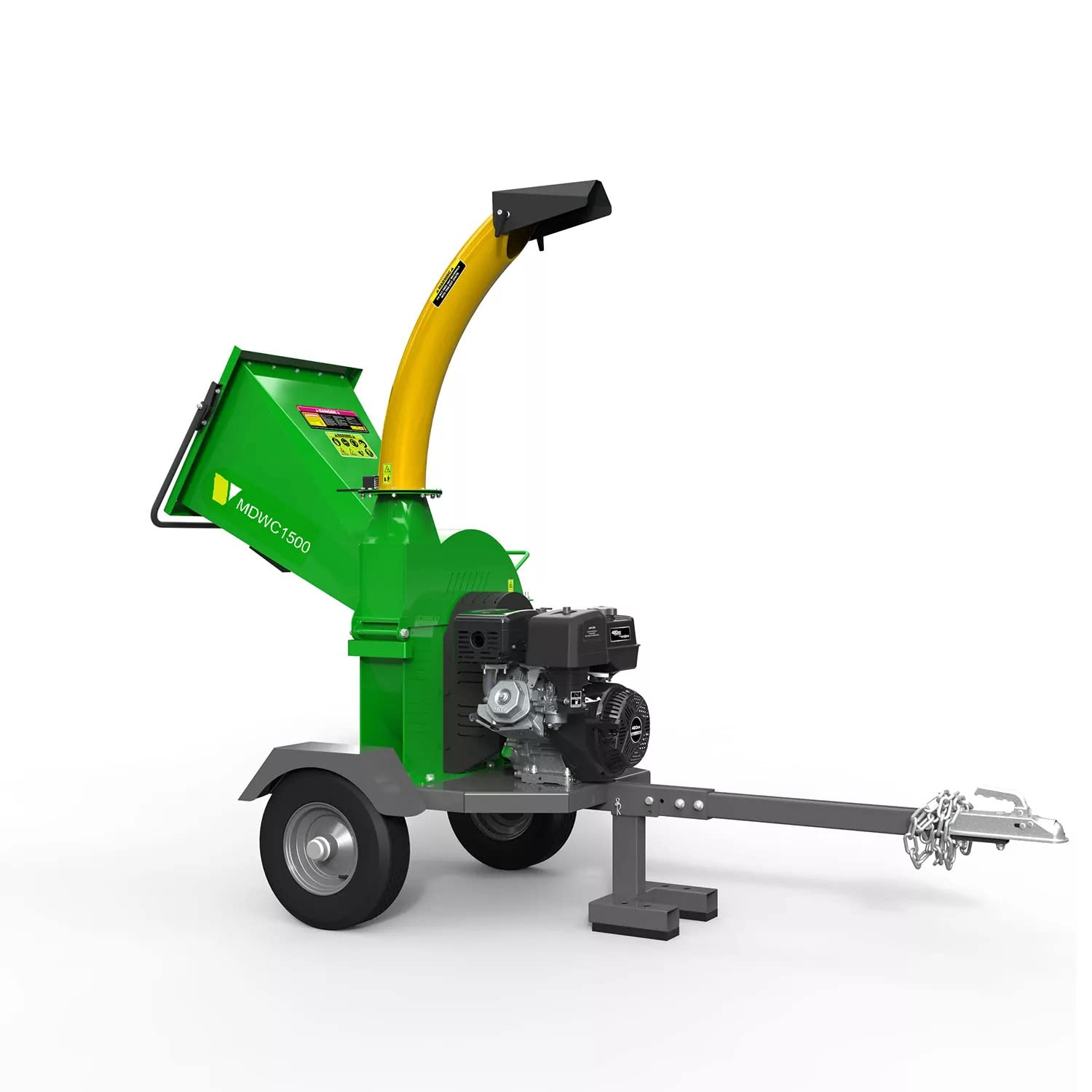 Victory 4.5" Motorized Wood Chipper, MDWC1500, Gas Powered, 2" Tow Hitch