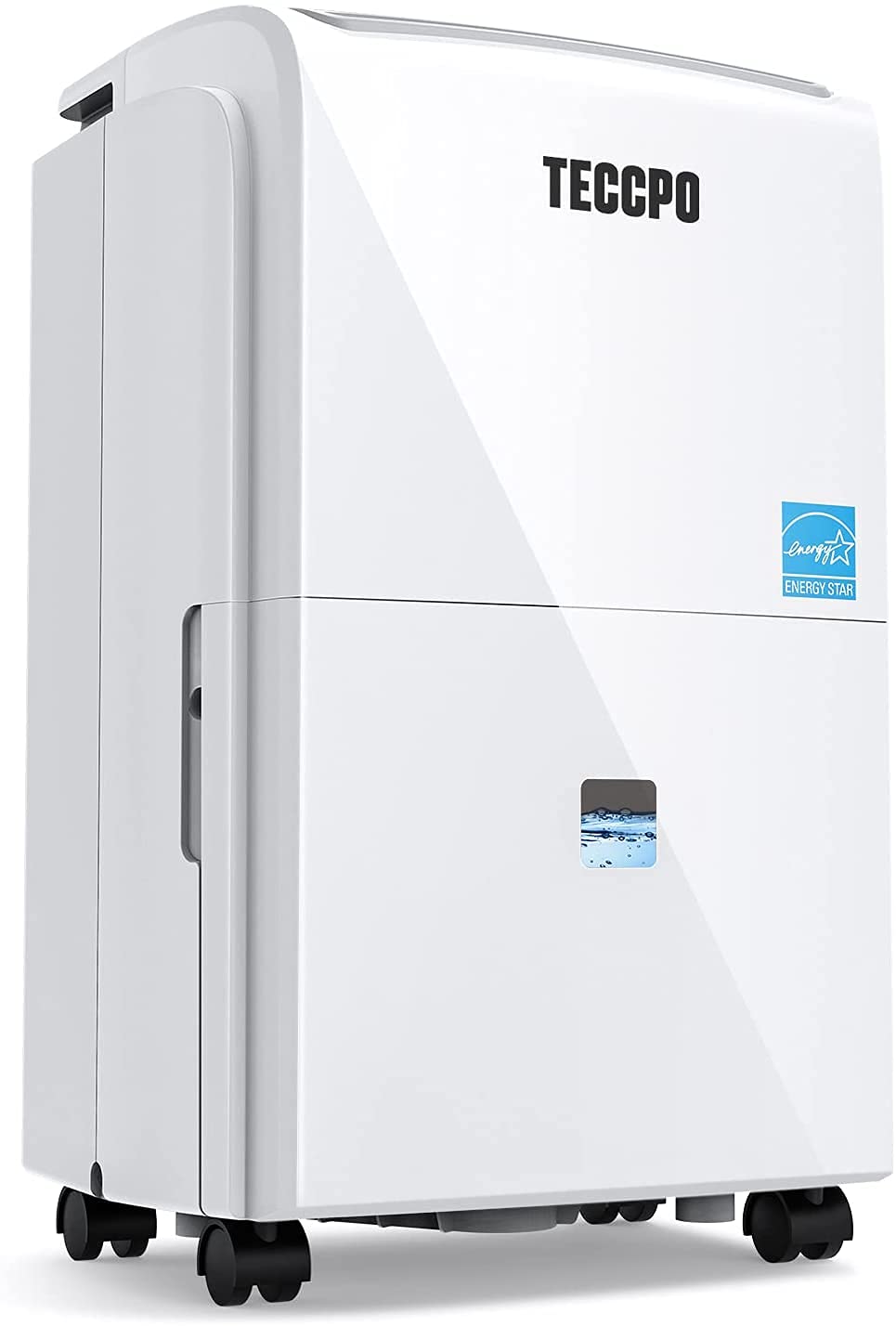 TECCPO 3000 Sq.Ft Dehumidifier, Powerful 30 Pint Dehumidifiers for Home, Intelligent Humidity Control, Continuous Draining