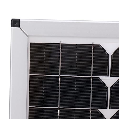 Solar Panel 100W 18V Monocrystalline Silicon 15.7in Long 10.8in Wide Portable Solar Panel Charger for Car Laptop Lamp