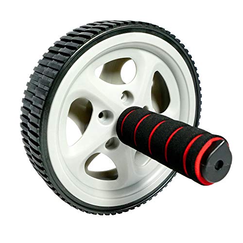 Sunny Health & Fitness Ab Roller Wheel for Abdominal Exercise Core Trainer Wheel Roller - NO. 003, Black