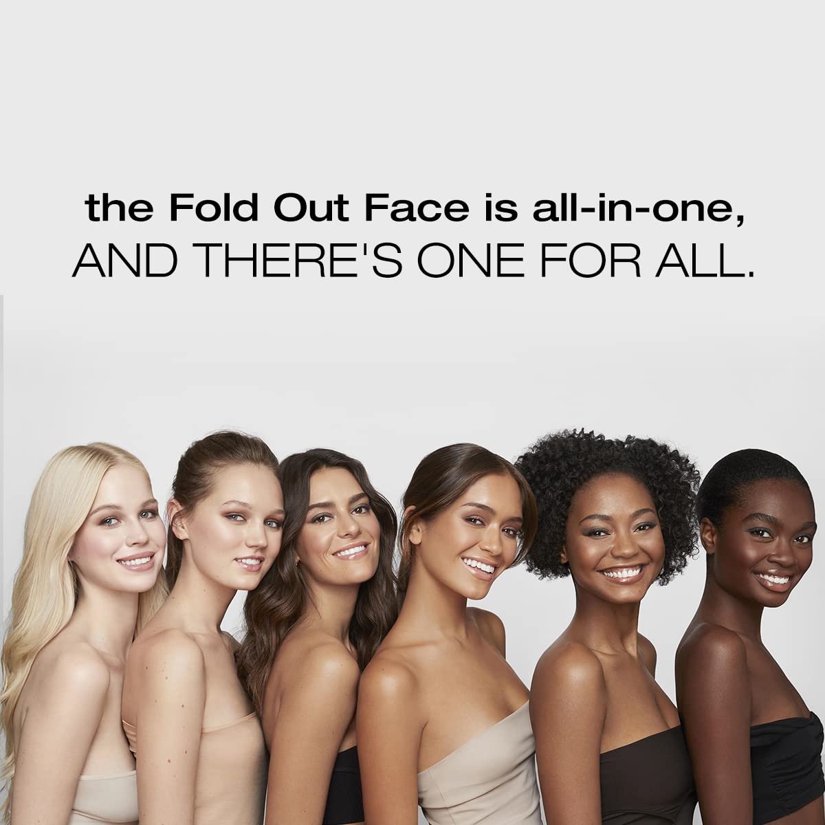 Woosh Beauty, Fold Out Face Original Makeup Palette, Travel, All in One, Neutral Cream & Powder (#2 Medium Light)