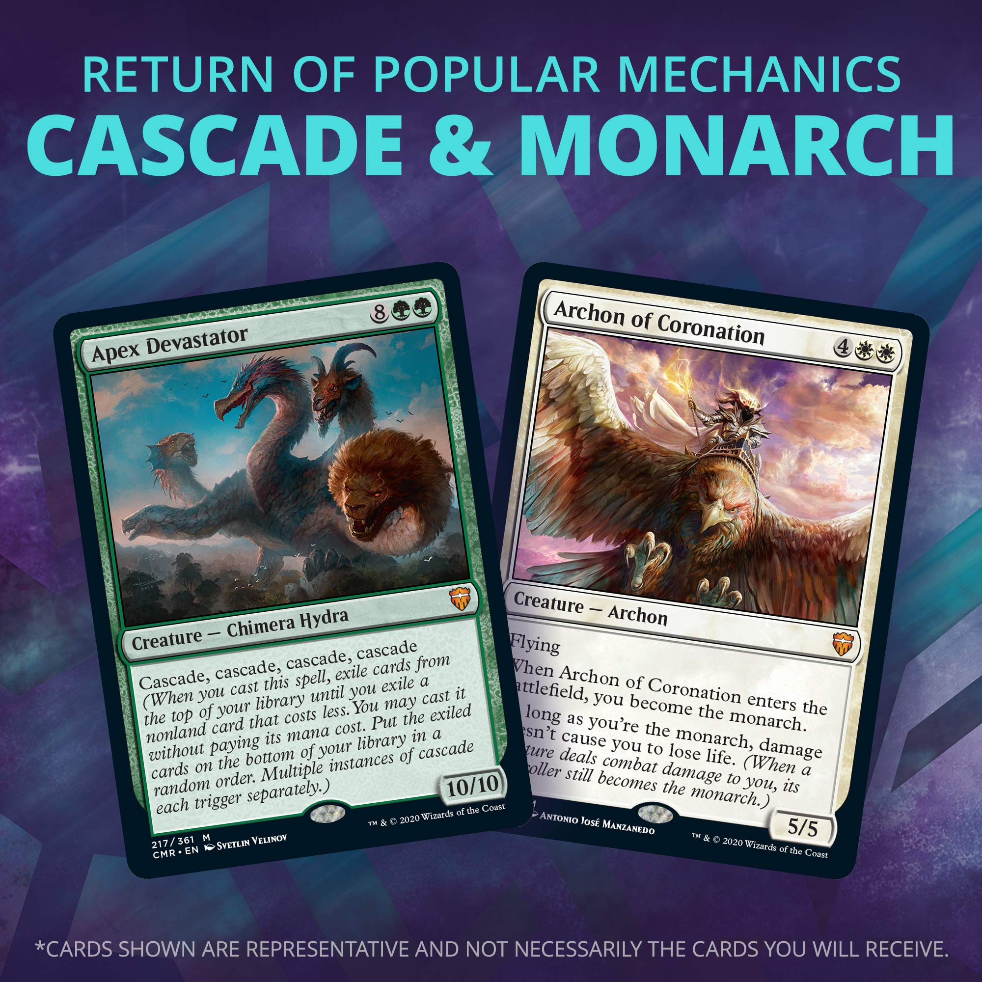 Wizards of The Coast Magic: The Gathering Commander Legends Draft Booster Box | 24 Booster Packs (480 Cards) | 2 Legends Per Pack | Factory Sealed