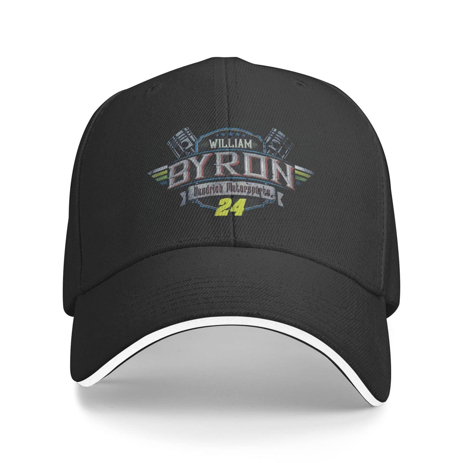 William Byron 24 Baseball Cap Sports Beach Sun Classic Back Buckle Brim Adjustable Hat Travel