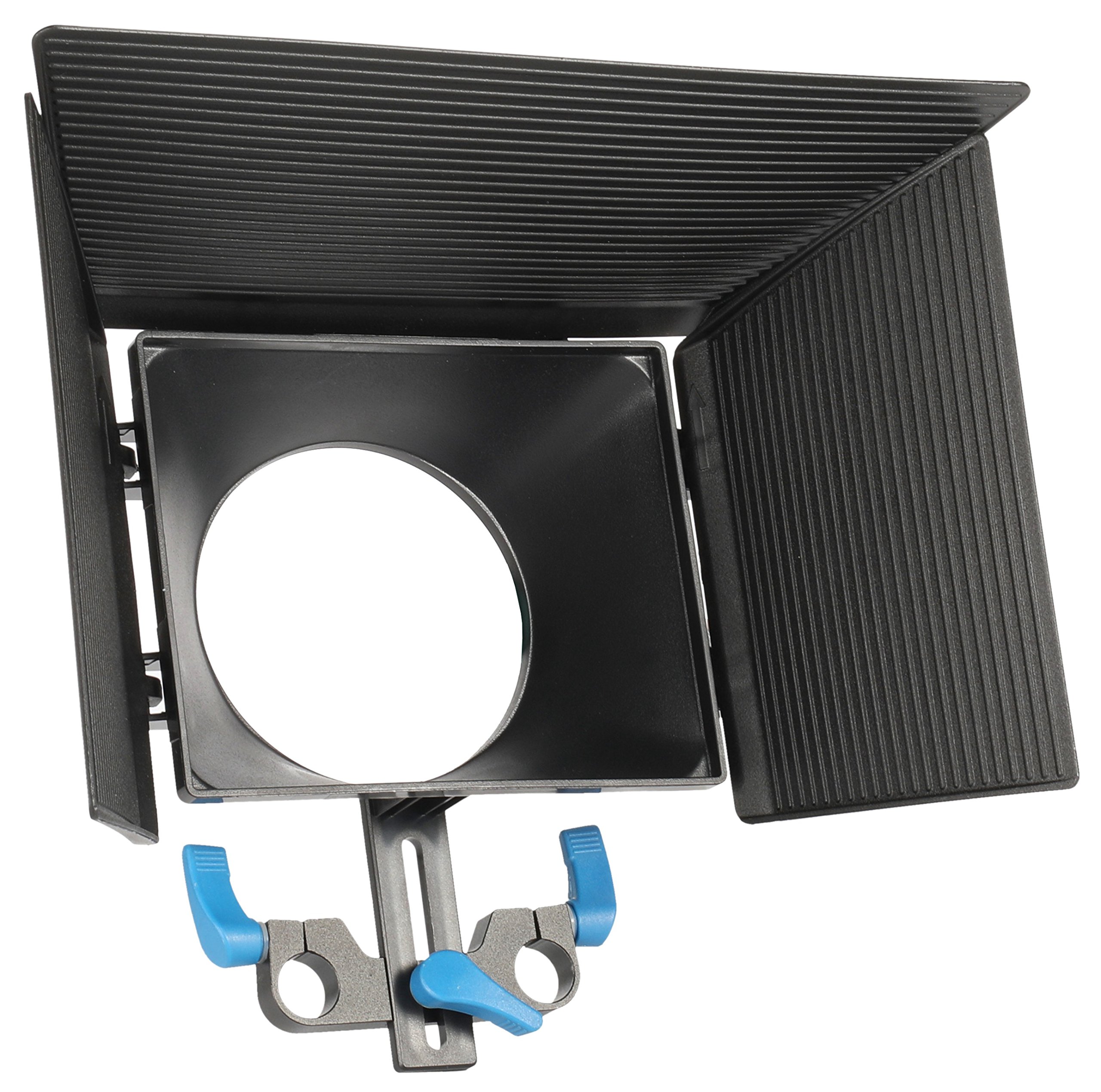 SunSmart DSLR Rig video camera Shoulder Mount Kit including DSLR Rig shoulder support and Matte Box for All DSLR Video Cameras and DV Camcorders