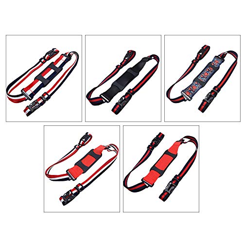 WINGOFFLY Cool Shoulder Strap to Carry Your Kids Bike Balance Bicycle Accessories with Adjustable Straps Extendable Moving & Kick Scooter Carrying Strap(Style D)