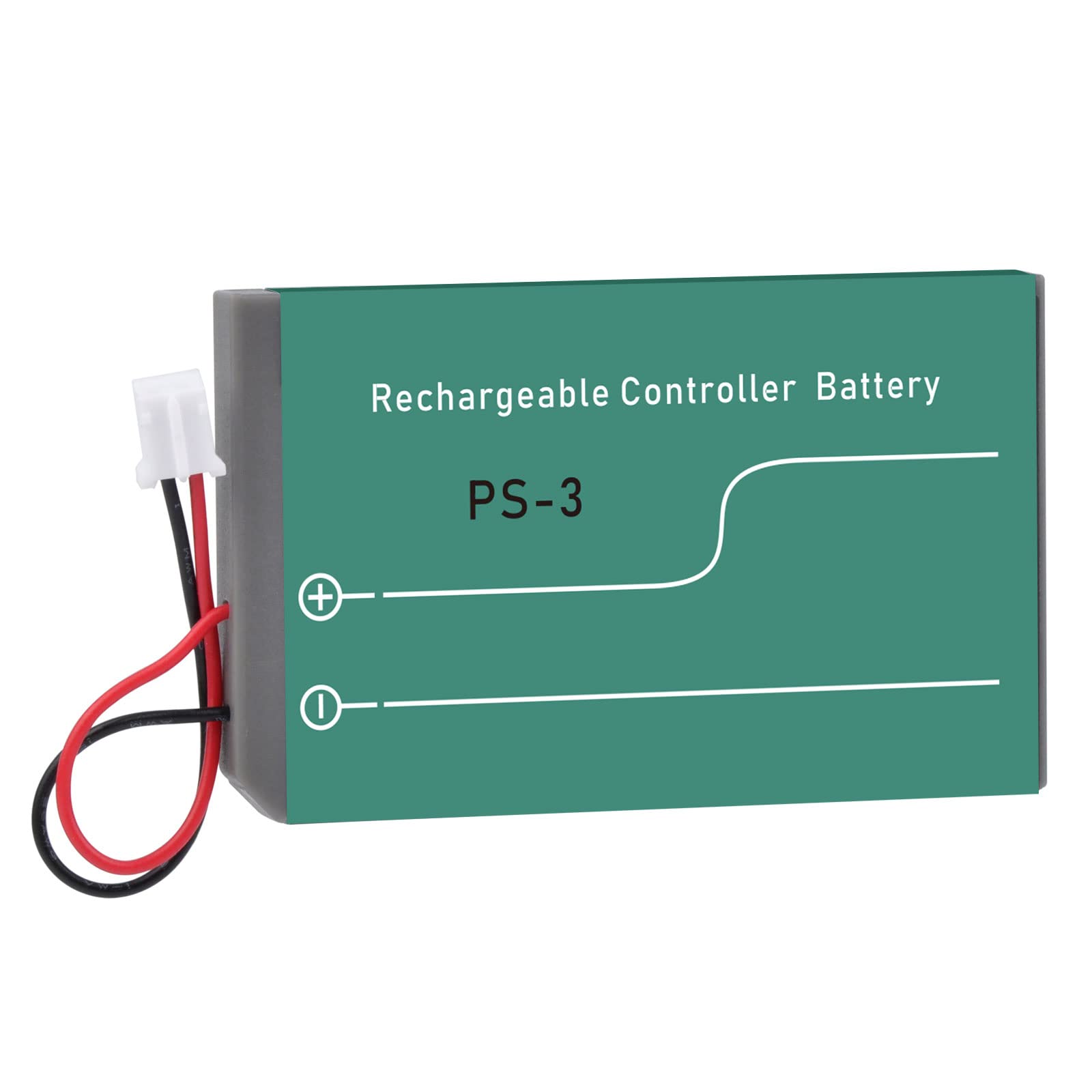 Uwayor 2 Pack PS3 Battery for Sony Playstation 3 PS3 Dualshock 3 Controller CECHZC2E CECHZC2U, 1860mAh PS3 LIP1859 Replacement Battery with Tools