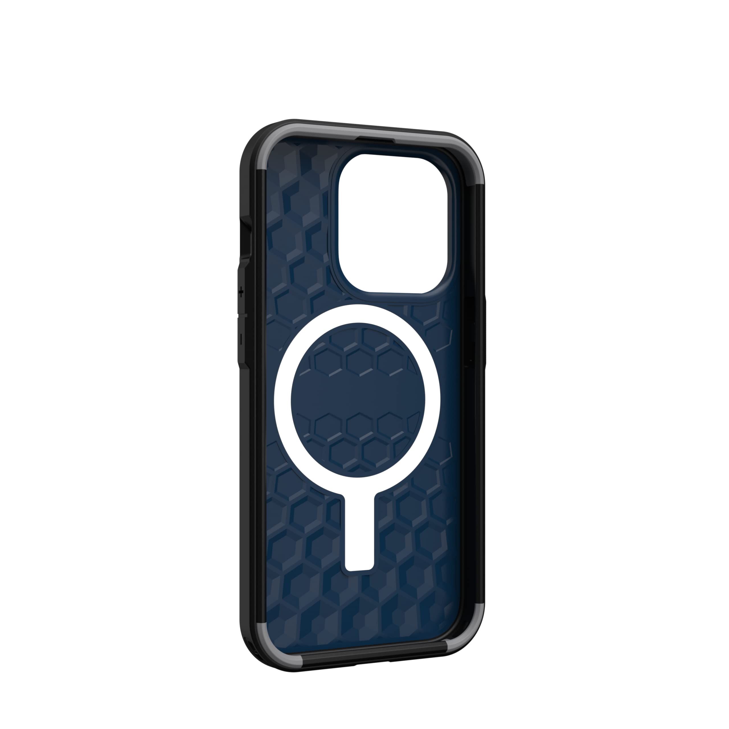 URBAN ARMOR GEAR UAG Designed for iPhone 14 Pro Case Blue Mallard 6.1" Civilian Built-in Magnet Compatible with MagSafe Charging Sleek Ultra Thin Slim Dropproof Shockproof Protective Cover