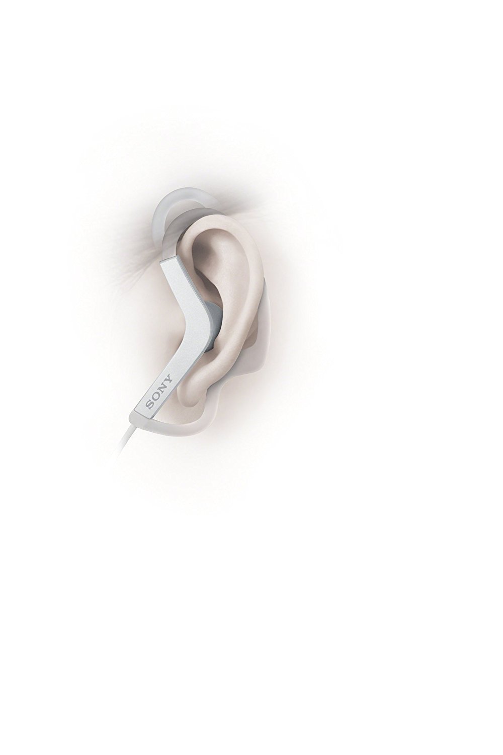 Sony MDR-AS210 Sports in-Ear Splashproof Headphones - White