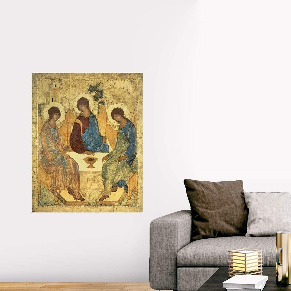 The Holy Trinity, 1420s Wall Decal, Angel Artwork