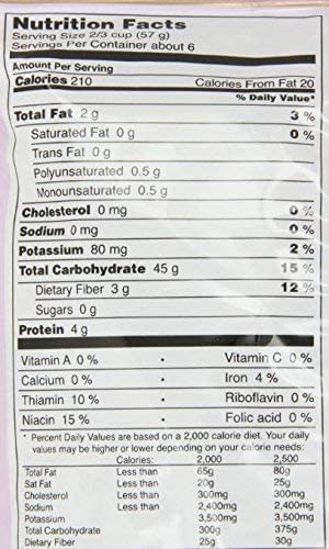 Tinkyada Organic Gluten-Free Brown Rice Pasta 3 Shape Variety Bundle: (2) Elbow Pasta, (2) Spirals Pasta, and (2) Penne Pasta, 12 Ounce Ea.