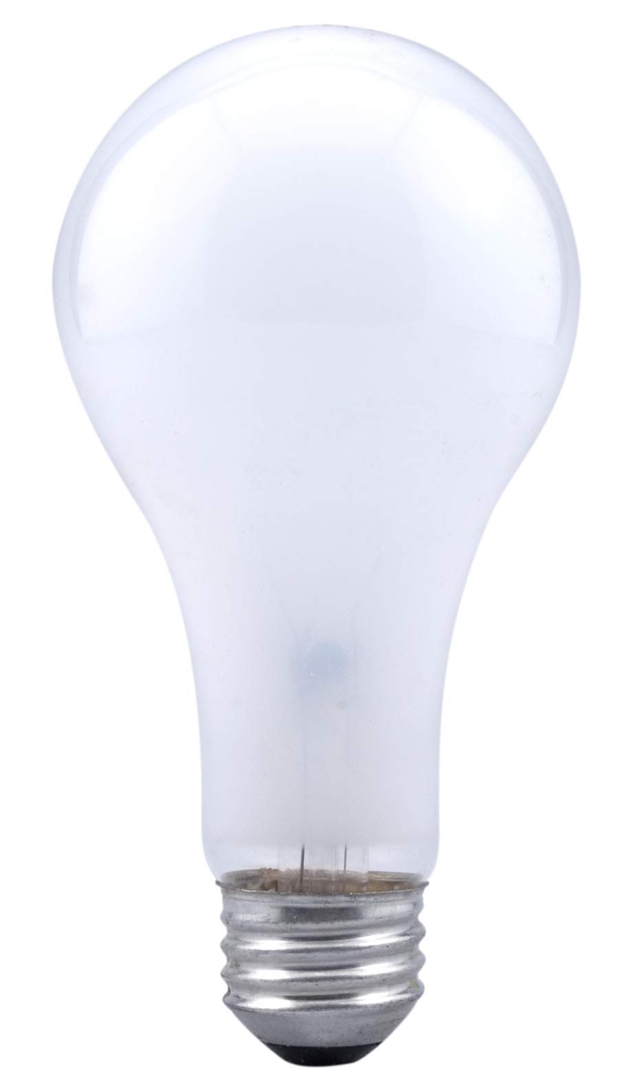 SYLVANIA 15W 3 Way A21 Incandescent Security Light Bulb, 15/135/150W, 2850K, White Finish, Soft White - 1 Pack (18009)