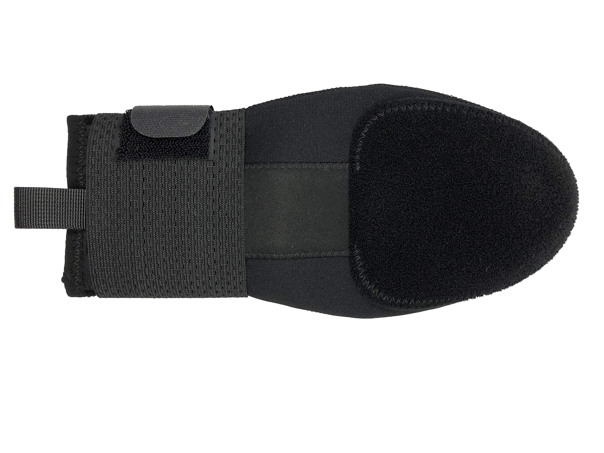 Tru Pro Sliding Mitt - Custom Design for Right and Left Hand - for Baseball and Softball - Sliding Mitt - Protection for Hand (Adult, Black)
