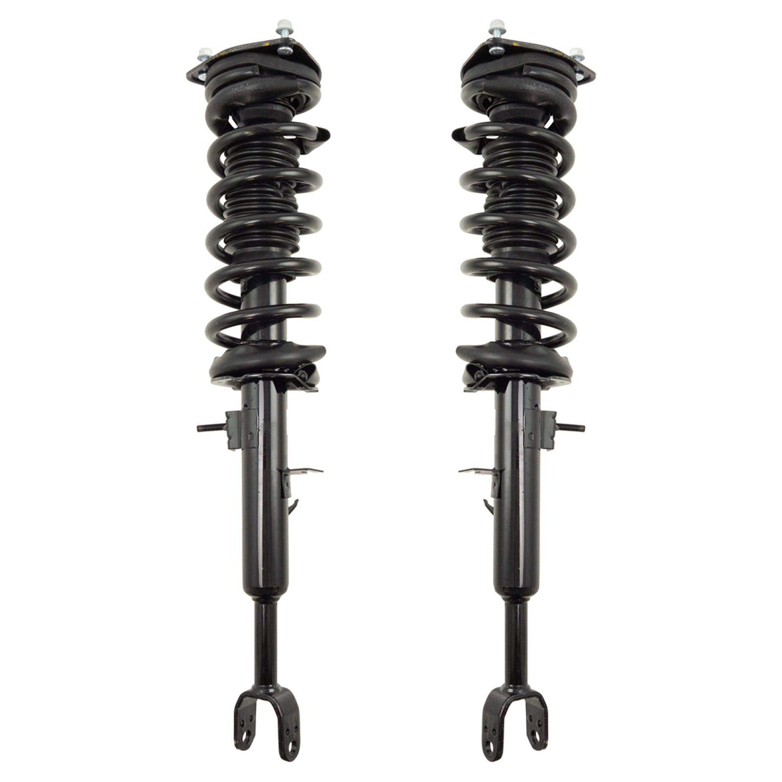 TRQ Front Loaded Complete Shock Strut & Spring Assembly 2 Piece Pair Set for 2003-2007 Infiniti G35 Rear Wheel Drive