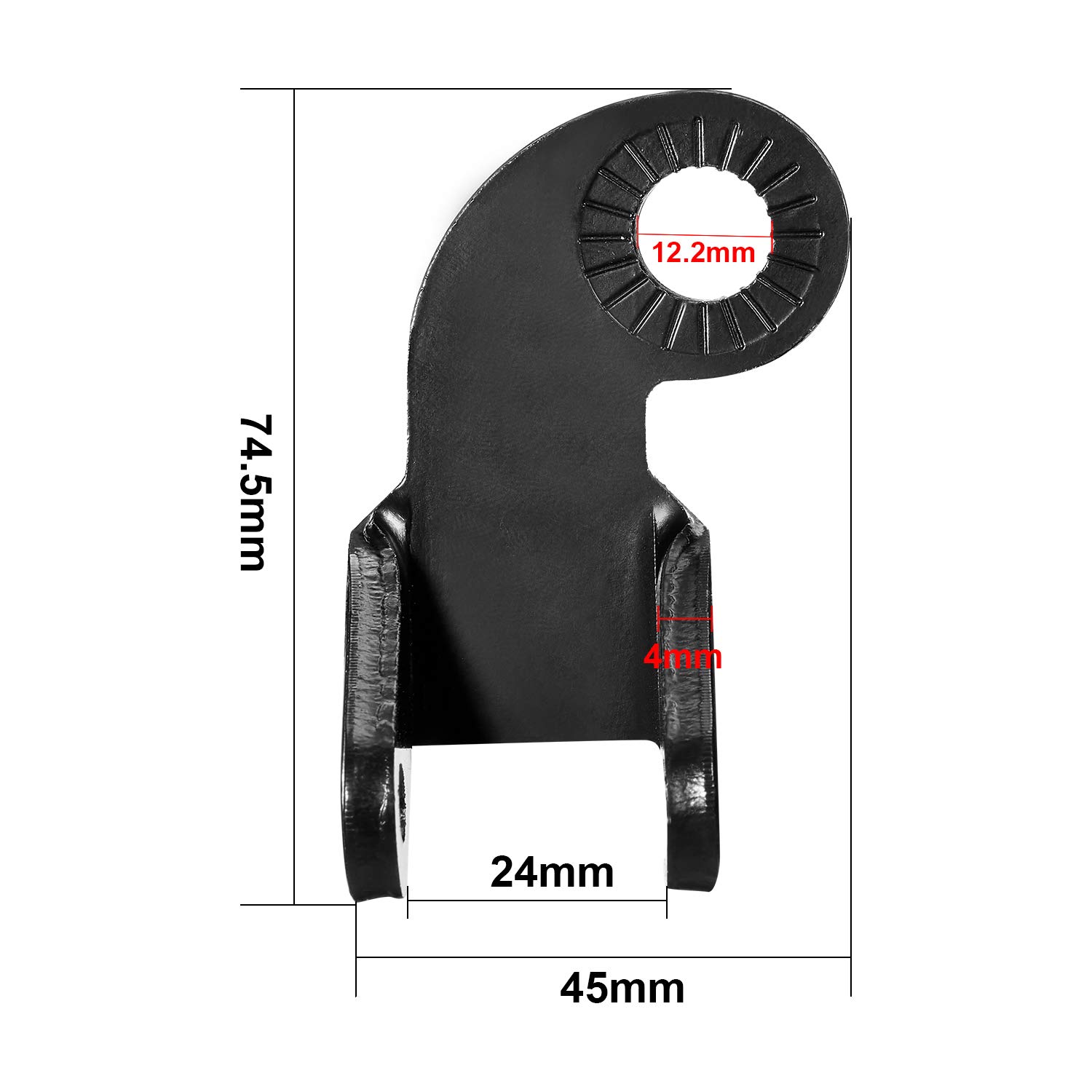 Syhood Bike Trailer Hitch Bicycle Steel Hitch Coupler Bicycle Trailers Replacement Connector Bike Pulley Trailer Connector and Quick Release Rod