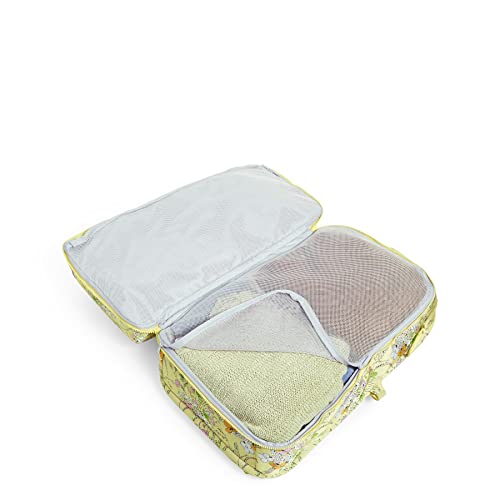 Vera Bradley Women's Recycled Lighten Up Reactive Lay Flat Travel Backpack, Sunlit Garden, One Size