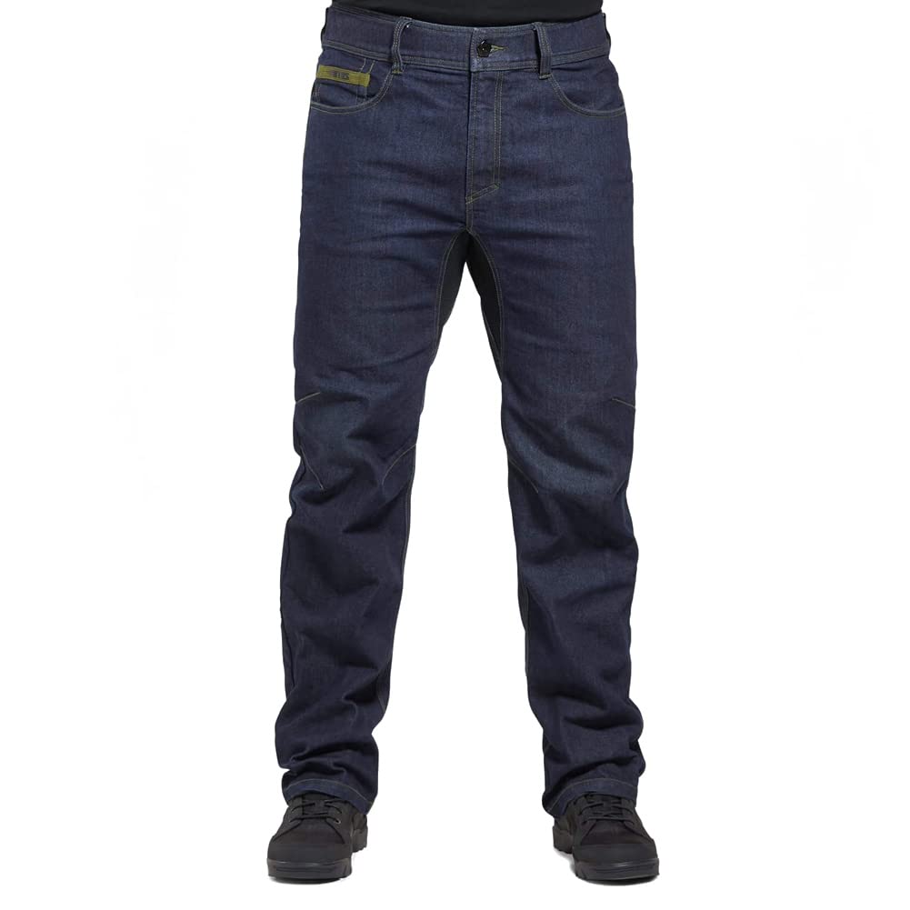VIKTOS Men's Gunfighter Jeans Pant, Dark Indigo, Size: 44W x 36L