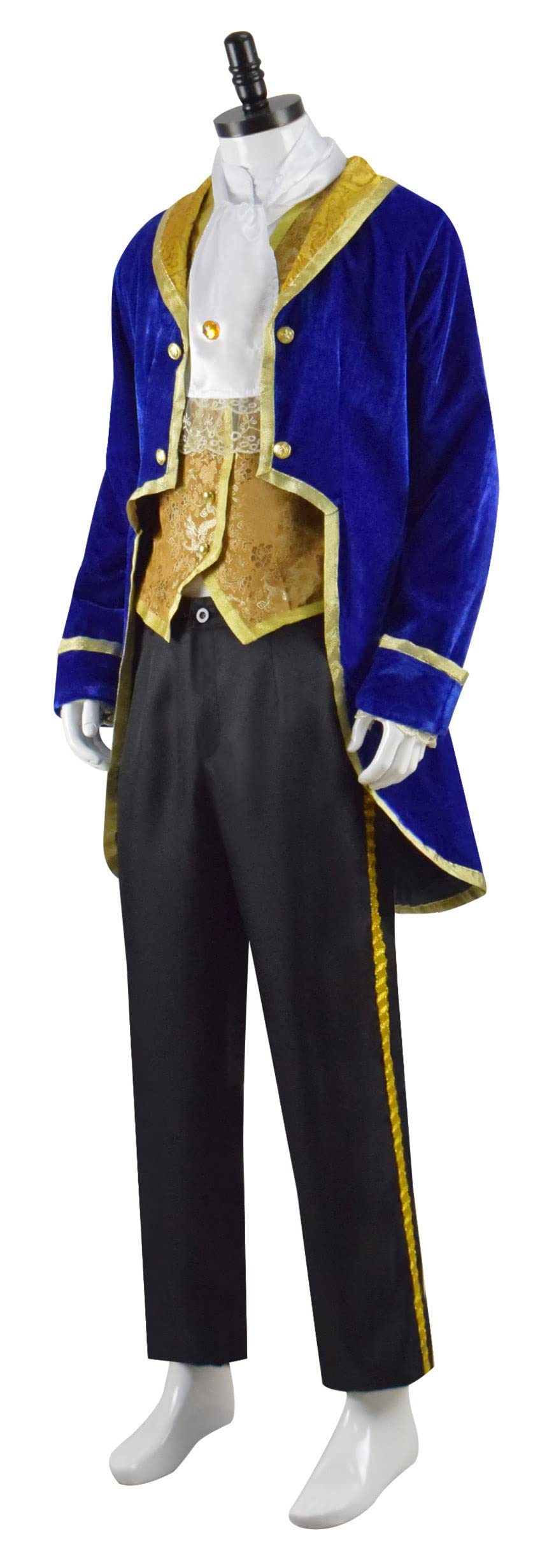 Visader Mens Boys The Beast Costume Dan Stevens Cosplay Jacket Beast Cosplay Outfits Uniform for Halloween (Small, Female)