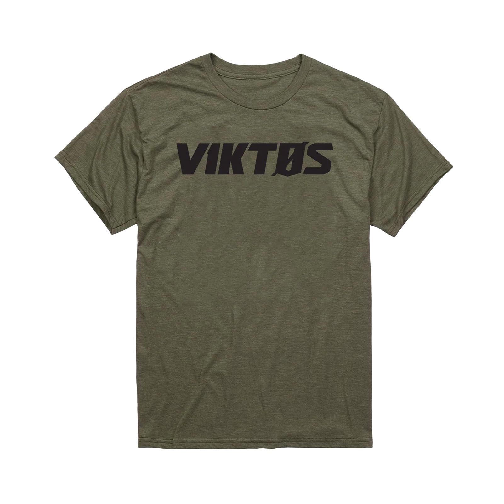VIKTOS Men's Tack Tee with Screen-Printed Graphic | Lightweight Breathable Soft Comfortable Casual Short Sleeve T-Shirt, Navy Heather, Size: L