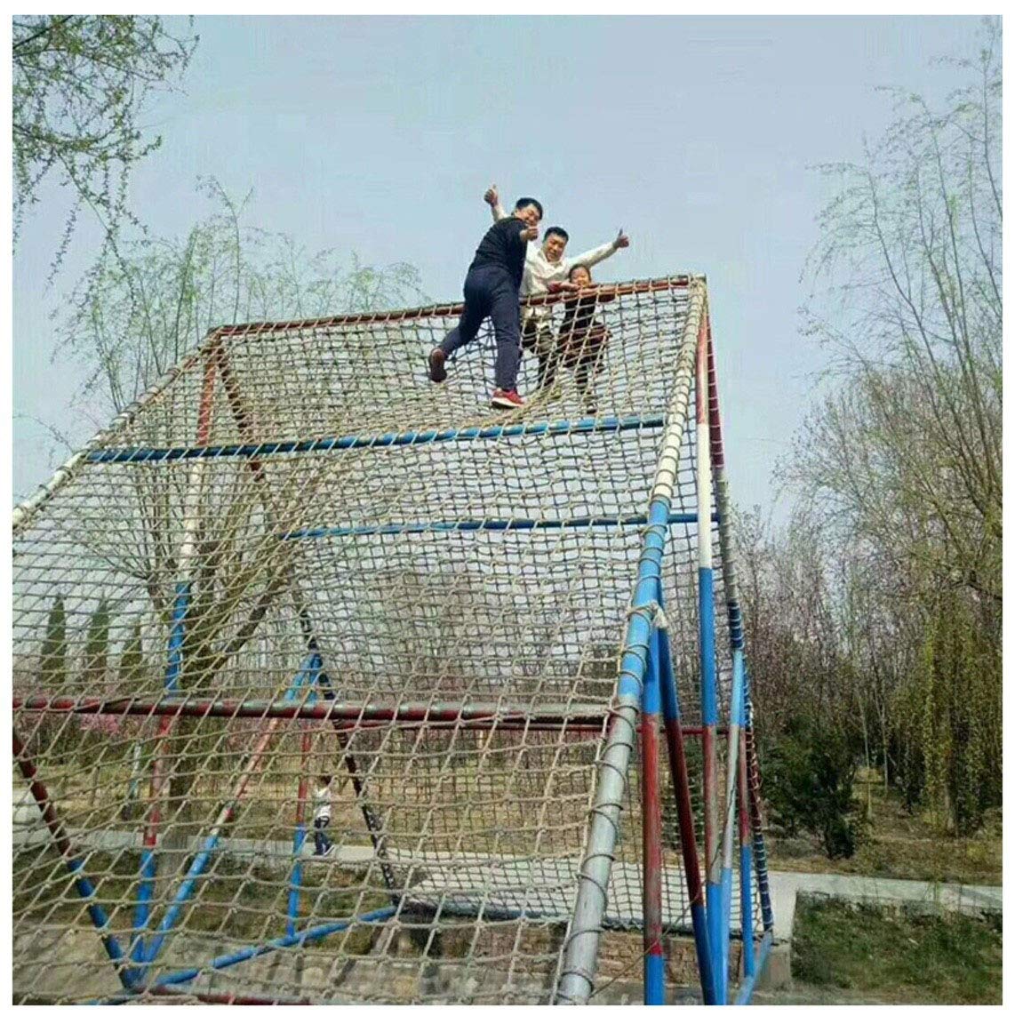 XCYYBB Child Safety Net,Hemp Rope Net,Photo Wall Decoration Mesh Nets,Climbing Rope Net,Cargo Rope Ladder Truck Trailer Netting Balcony Protection Fence
