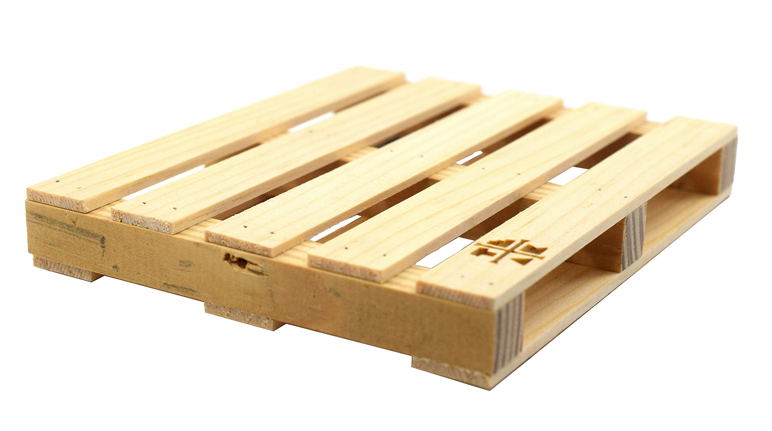 Teak Tuning Wooden Fingerboard Pallet - 5" Long, 0.75" Tall, 6" Wide - 1:12 Scale