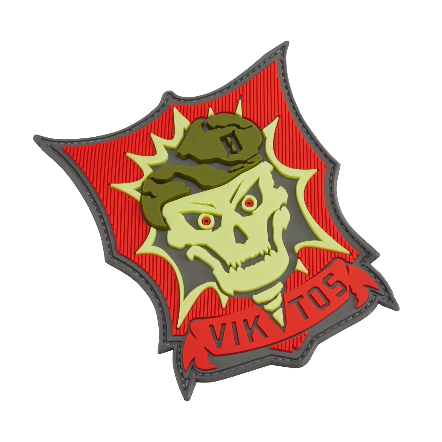 VIKTOS PVC Mekong Moralpha Patch Applique Badge with Hook and Loop Backing for Caps, Backpacks, Vest, Harness - 2"Hx3"W