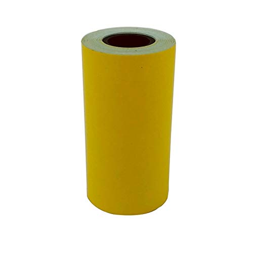 Thermal Printer Paper, Color Thermal Paper Sticker Paper Printer Paper (Yellow)