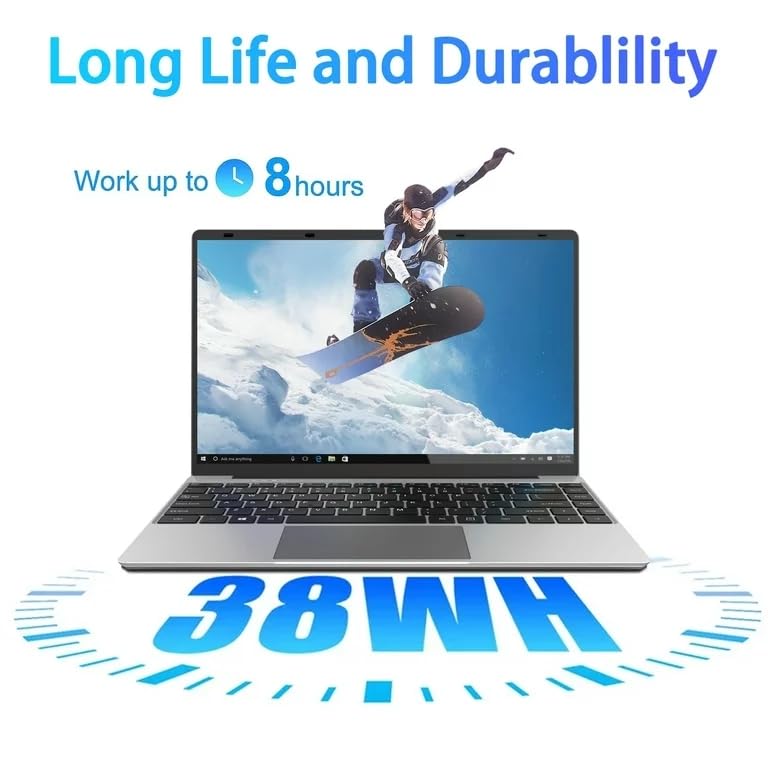 ZONKO 2 in 1 Laptop 256GB Storage Webcam, Full HD 1920x1080 Laptops