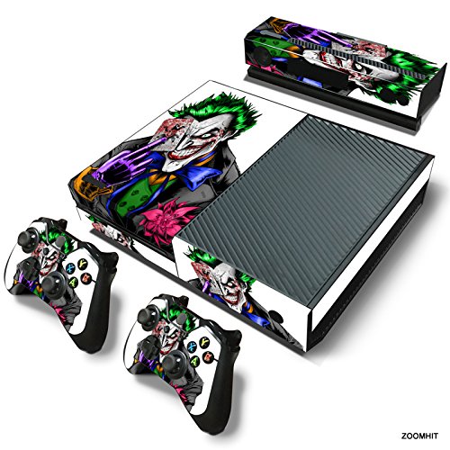 ZoomHit Xbox One Console Skin Decal Sticker + 2 Controller & Kinect Skins Set