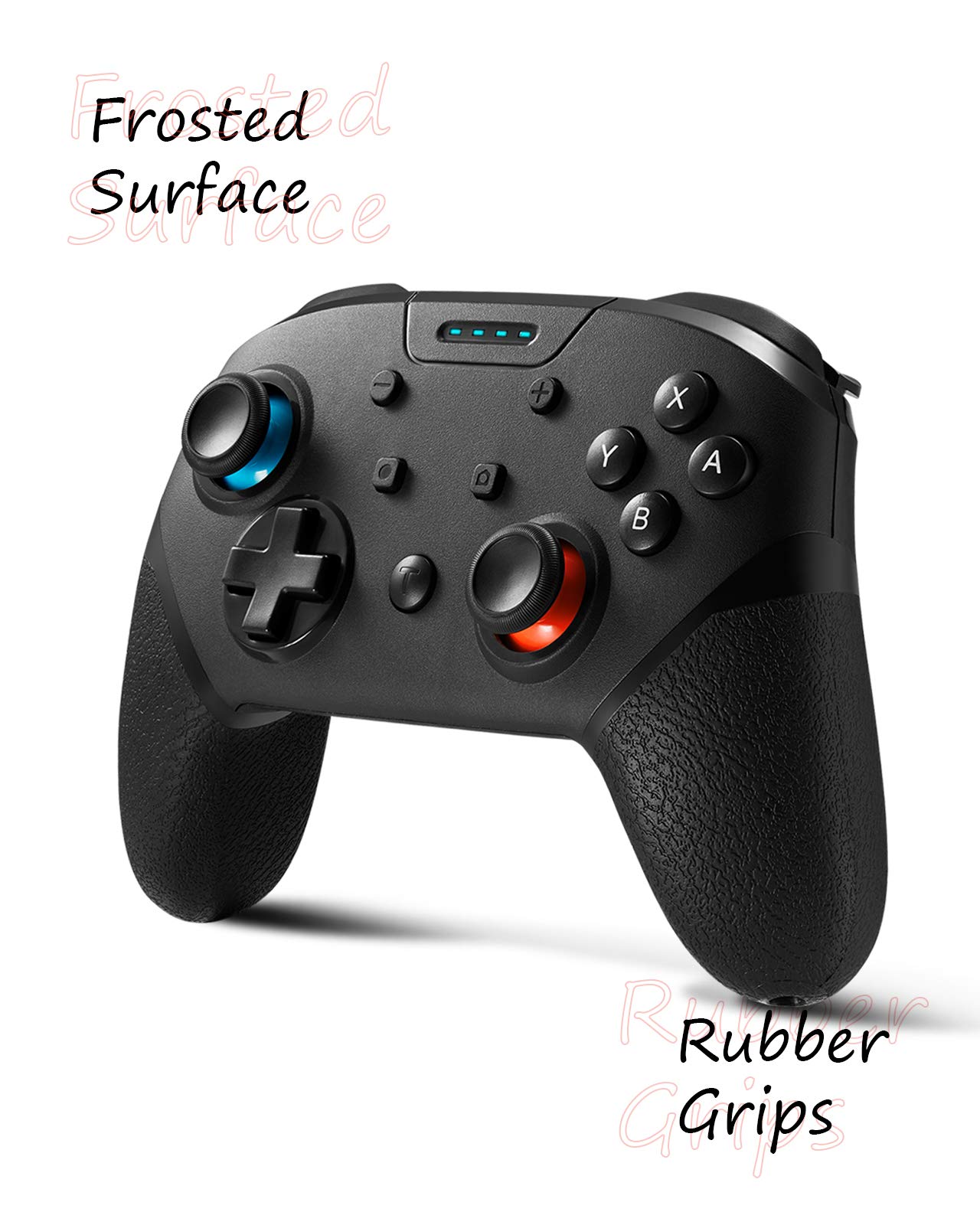 TXLBTTL Switch Controller, Wireless Pro Controller for Switch, Remote Gamepad with Joystick for Game,Console Accessories, Adjustable Turbo Vibration, Ergonomic Non-Slip