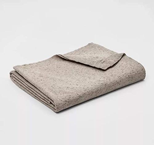 Threshold/ King Size Marled Knit Blanket 108x92