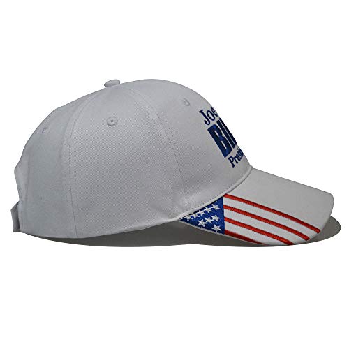 YIIHUD Joe Biden Baseball Hat Presidential Election in 2020 Cotton Baseball Cap Adjustable Vote for Your President White